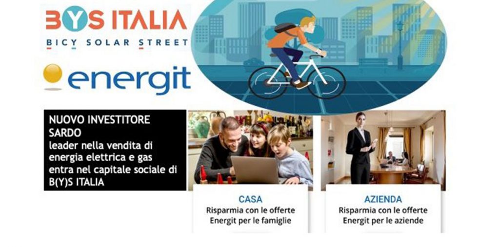 Energit investe in BYS Italia: piste ciclopedonali fotovoltaiche. - Energit